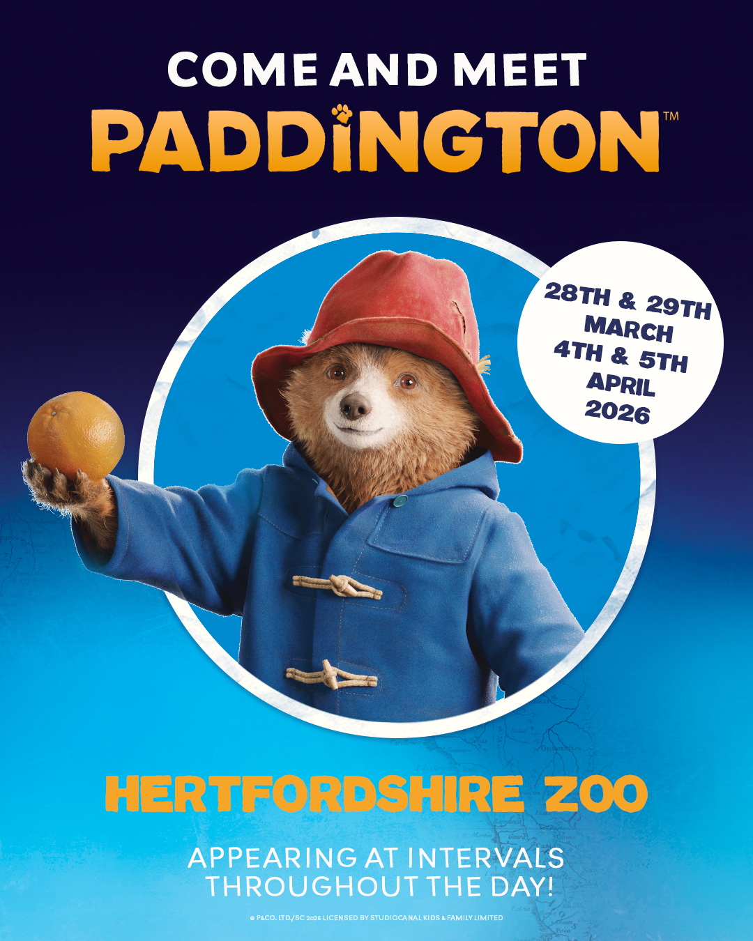 Paddington™ Comes to Hertfordshire Zoo | Hertfordshire Zoo